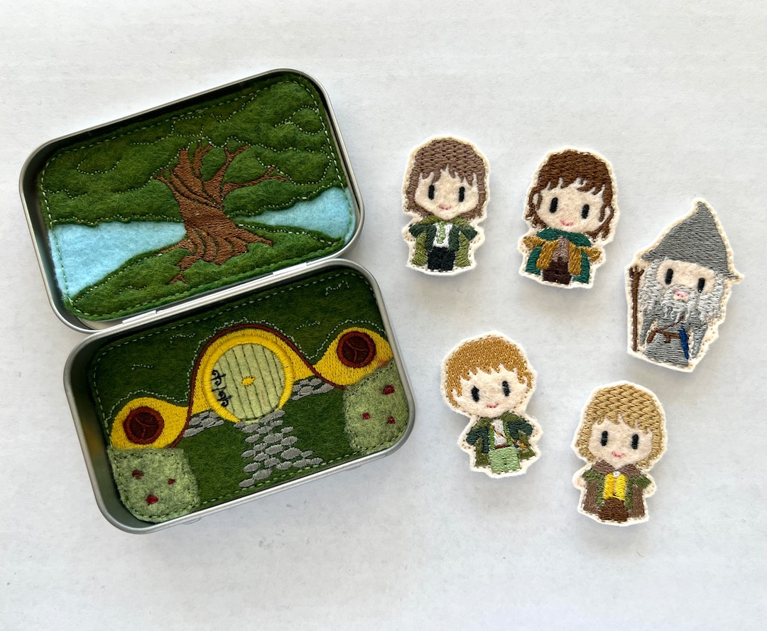 Fantasy World Felties Digital Machine Embroidery Design Bundle - Etsy