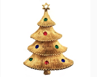 Christmas Tree Pin - Etsy