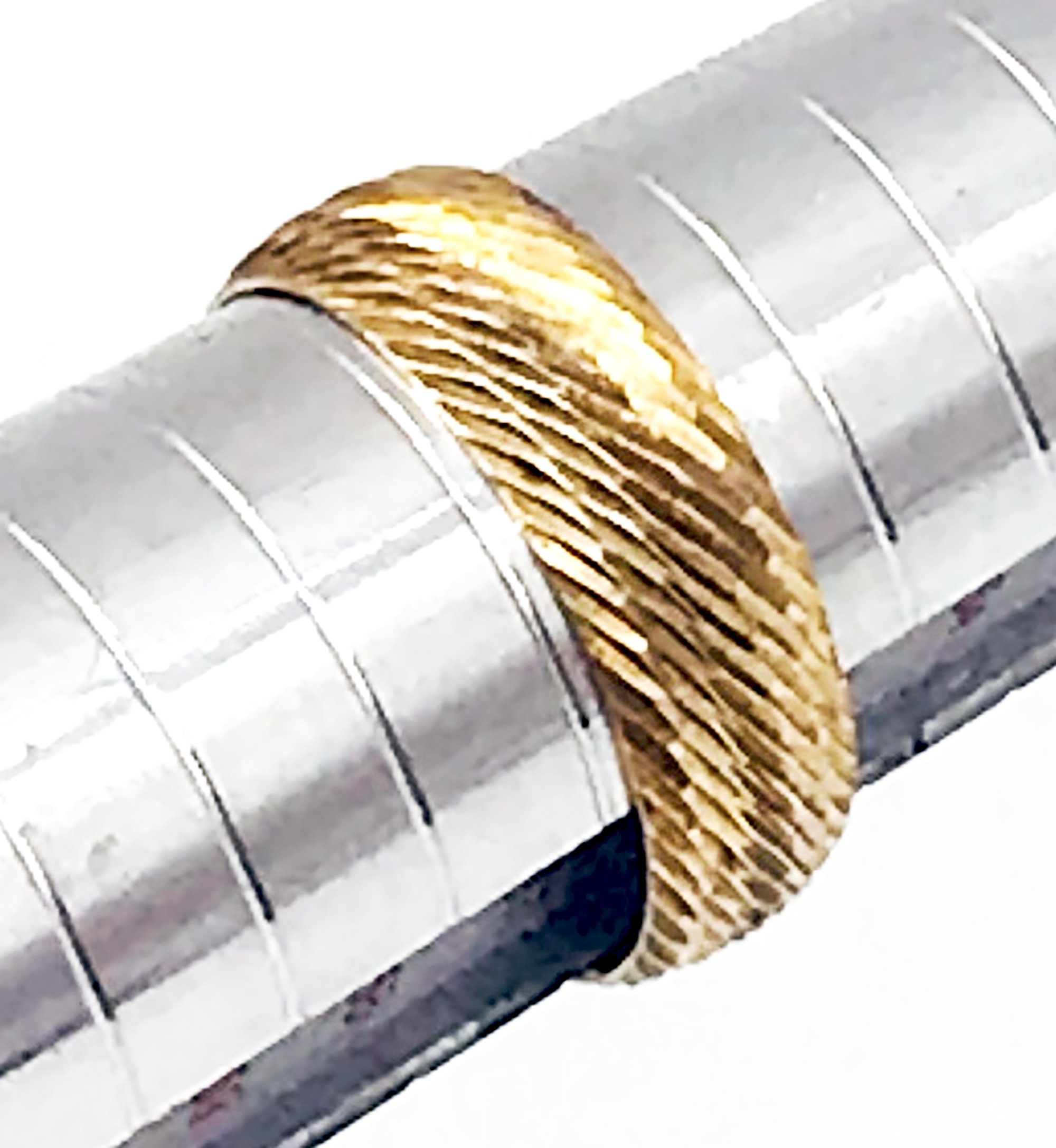 Amazing LIRM 925 Italy Vermeil Vintage Ring With 5 Precision, Feather ...