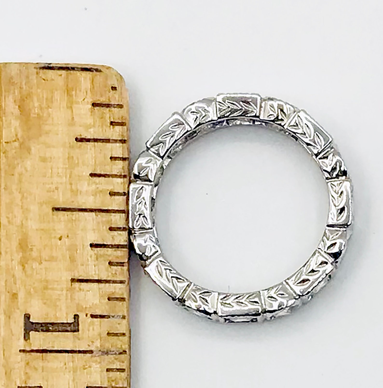 Beautiful Detailed 925 CZ Ring With 16 Sparkling Cut Faux - Etsy