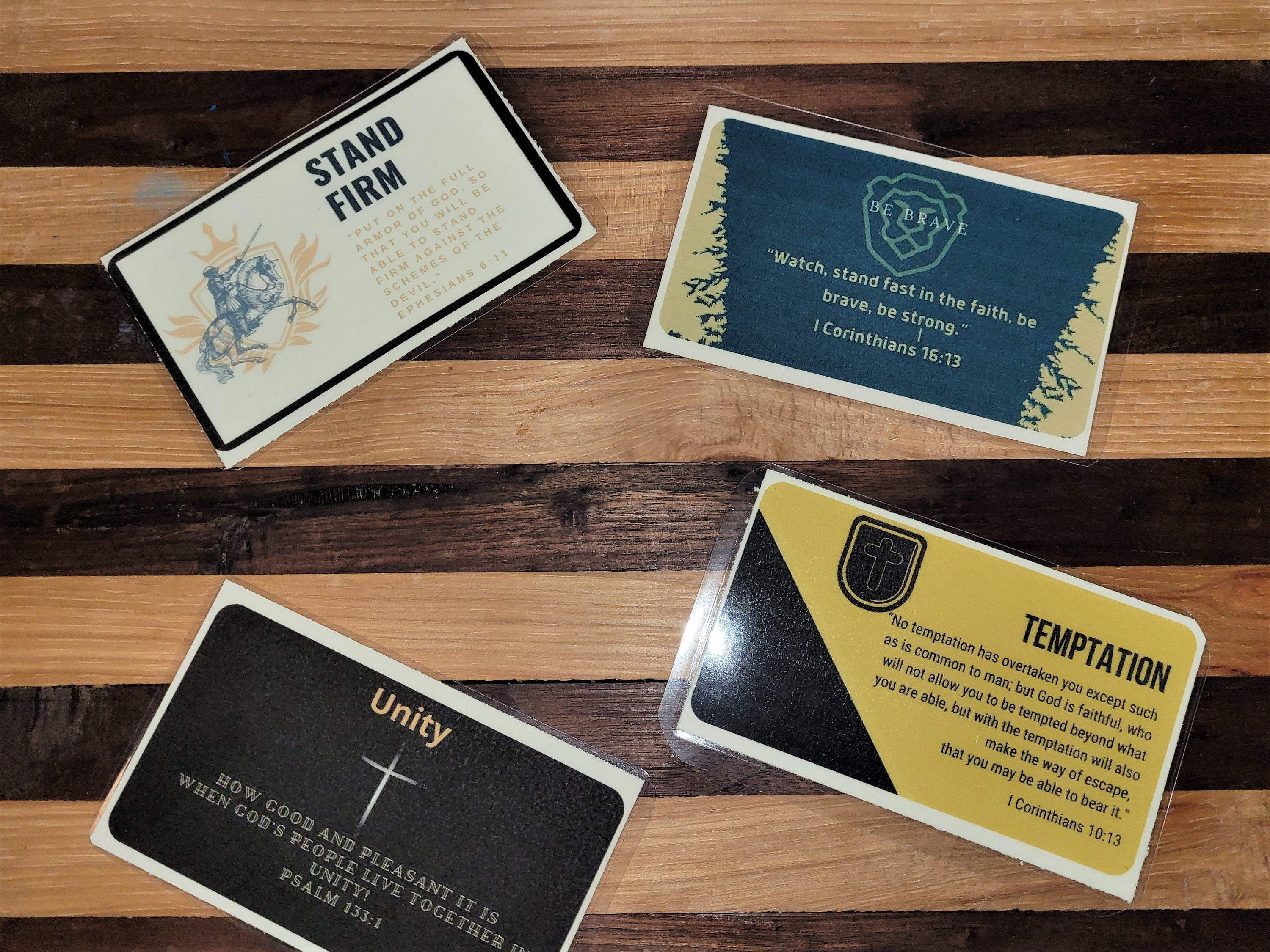 Men's Scripture Cards for Building Men Up Words of - Etsy