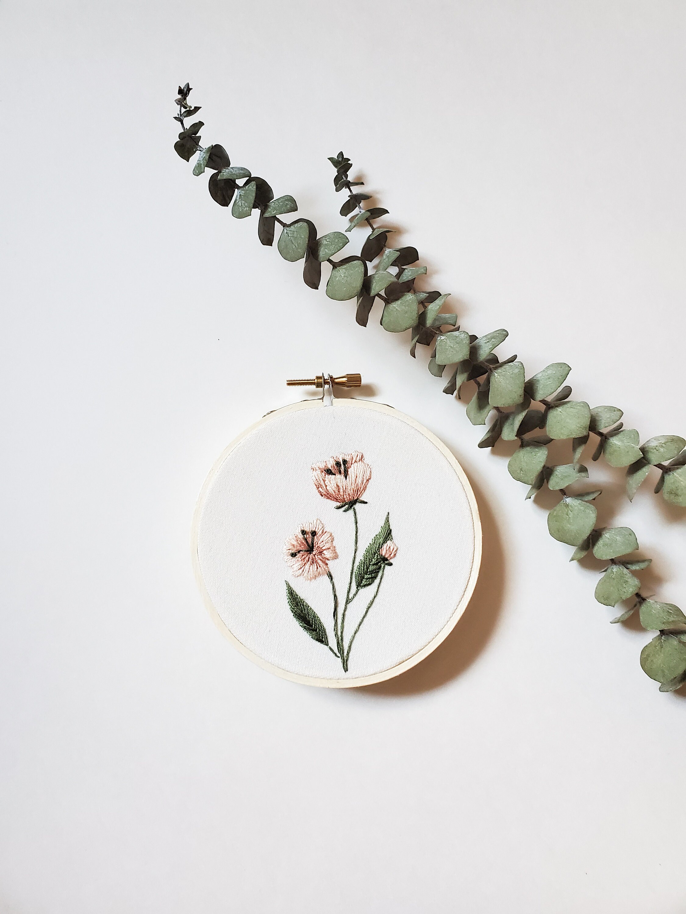 Floral Embroidery Pattern for Beginners / Starter PDF | Etsy