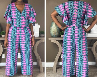 African Jumpsuit | Etsy
