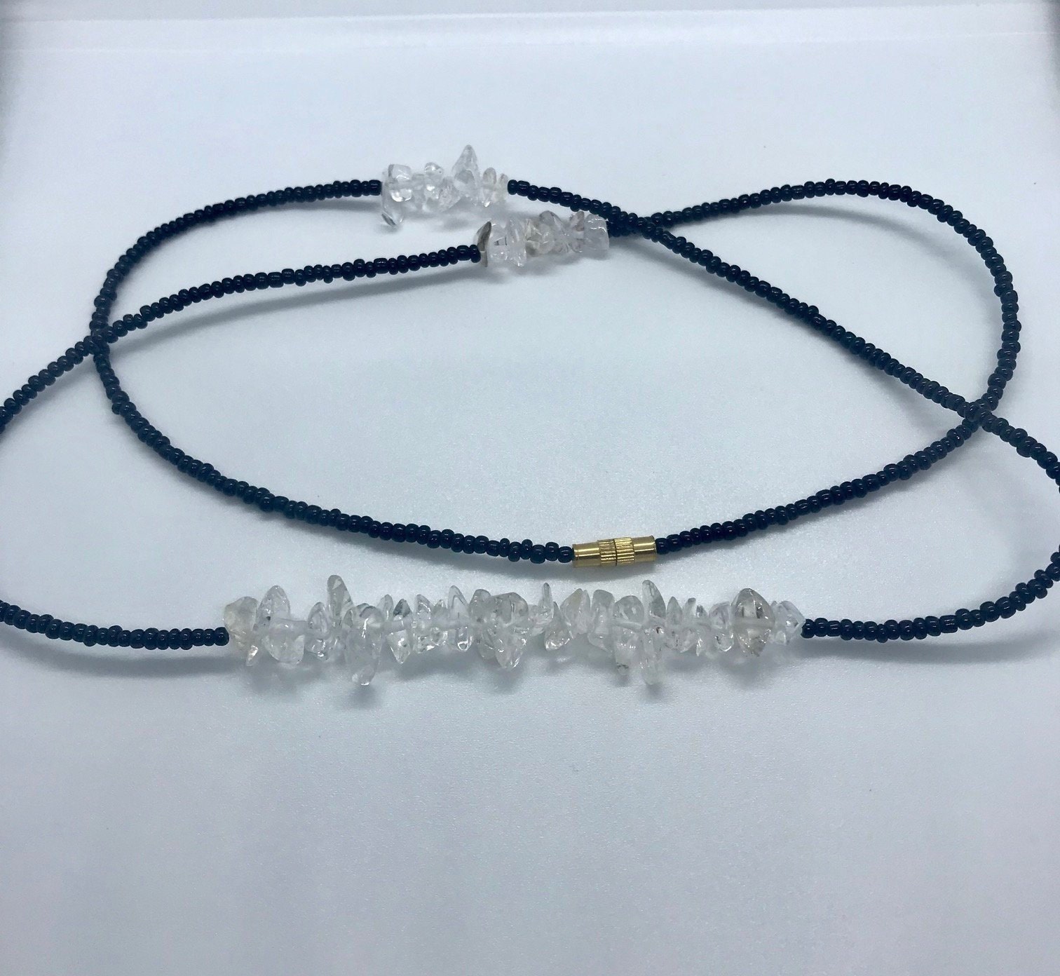 Quartz Crystal Waist Beads Waist Beads Crystal Belly | Etsy