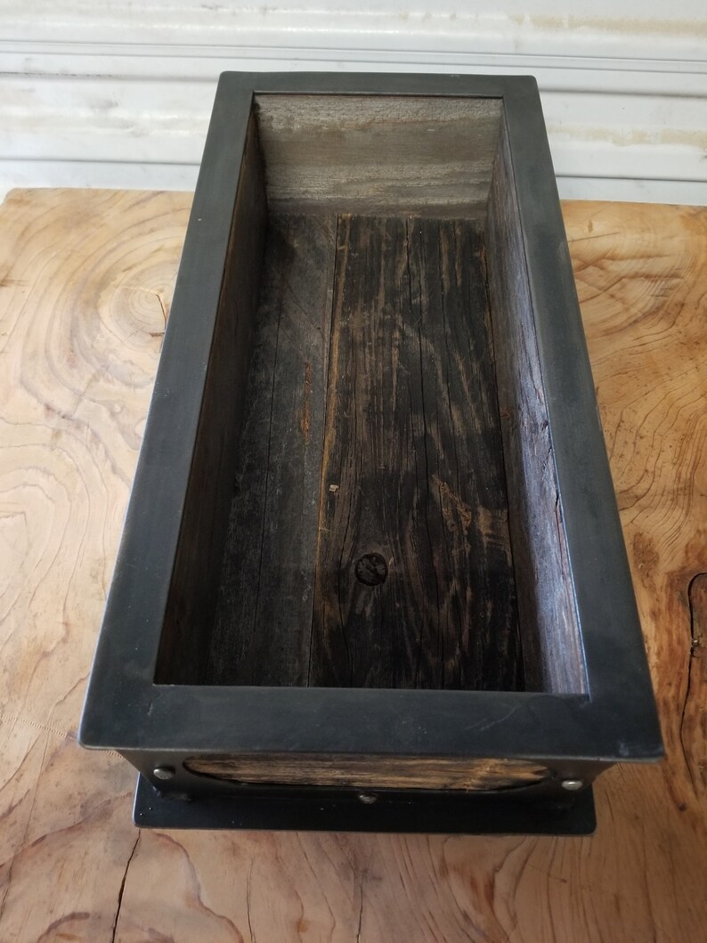 Industrial Planter Box / Decorative Box - Etsy