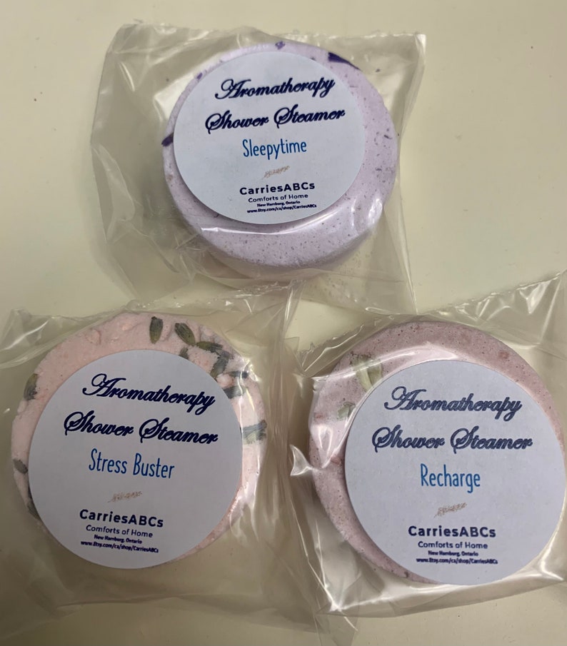 Aromatherapy Shower Steamers Self Care 6 Pack Etsy Canada