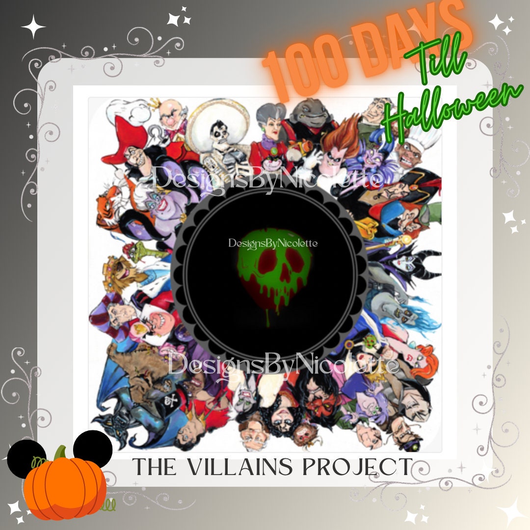 Disney Villains Painting on Canvas Ready to Hang - Etsy