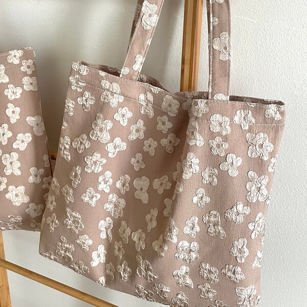 Floral Tote Bag - Etsy