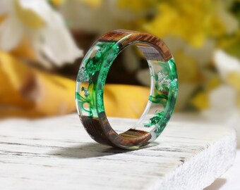 Resin ring | Etsy