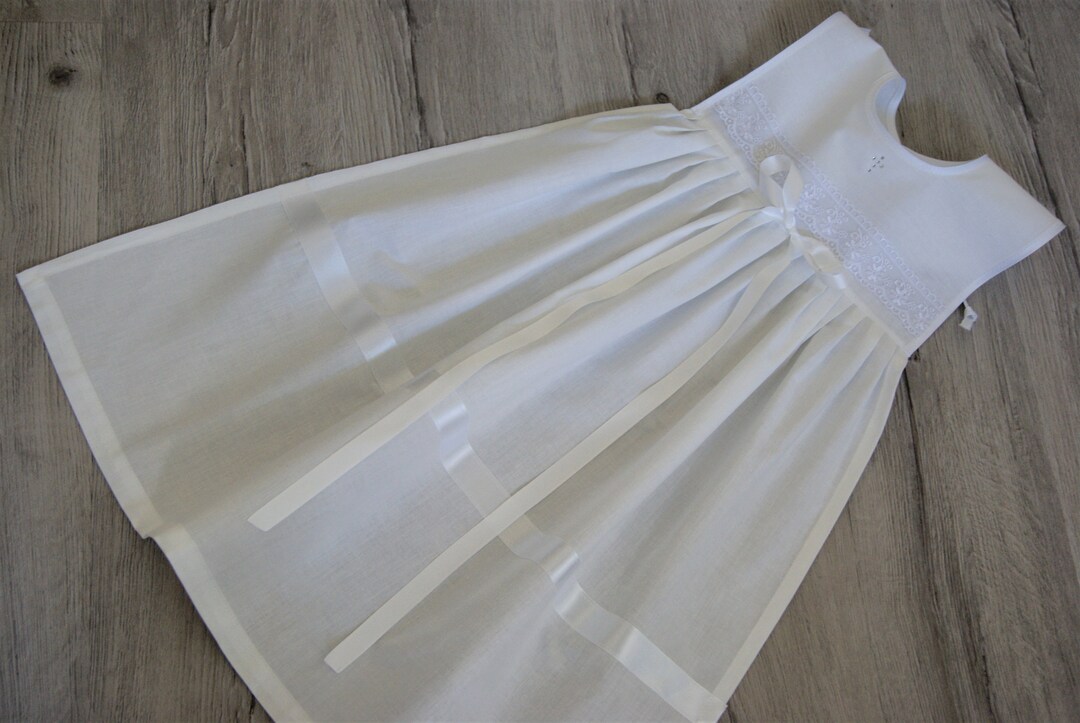 Baptism Christening Overlay Christening Cover Christening Gown Cotton ...