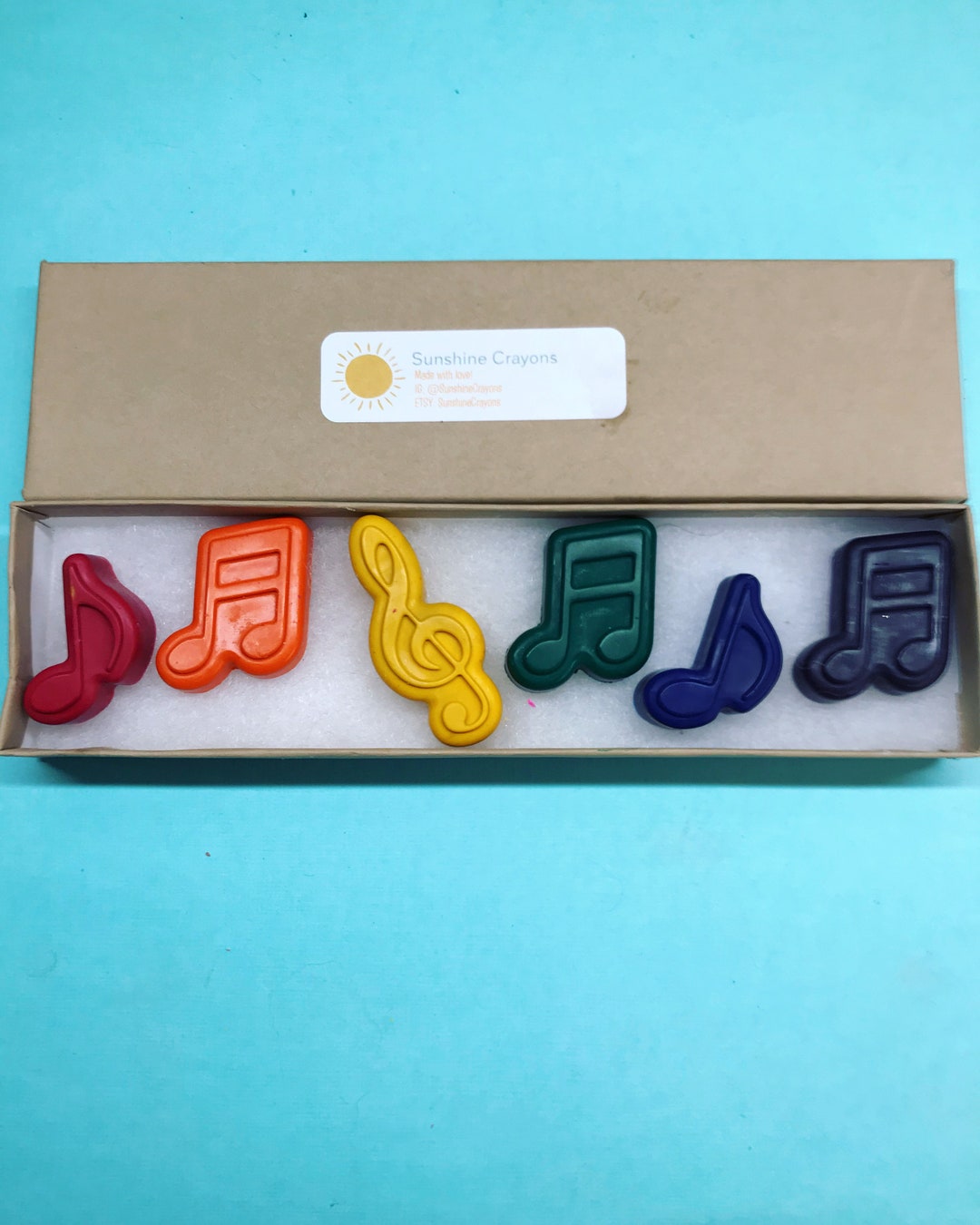 Music Lovers Crayon Set - Etsy