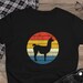 Vintage Llama Retro Sunset T-shirt, Llama Lover T-shirt, Gift for ...