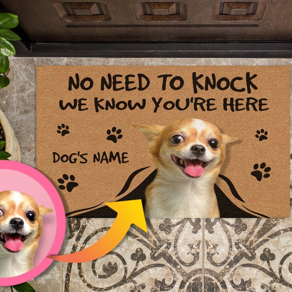 Dog Door Mat - Etsy