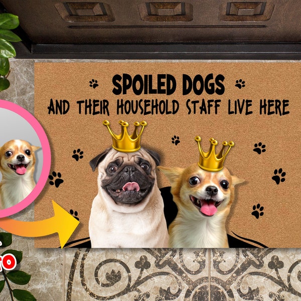 Funny Dogs Doormat - Etsy