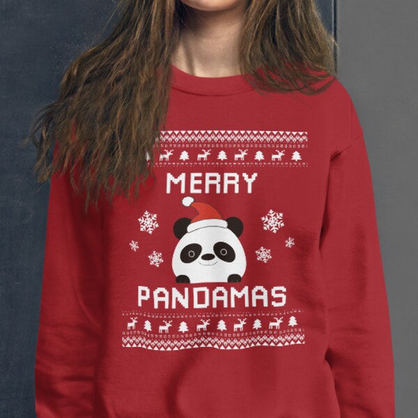 Panda Sweater - Etsy