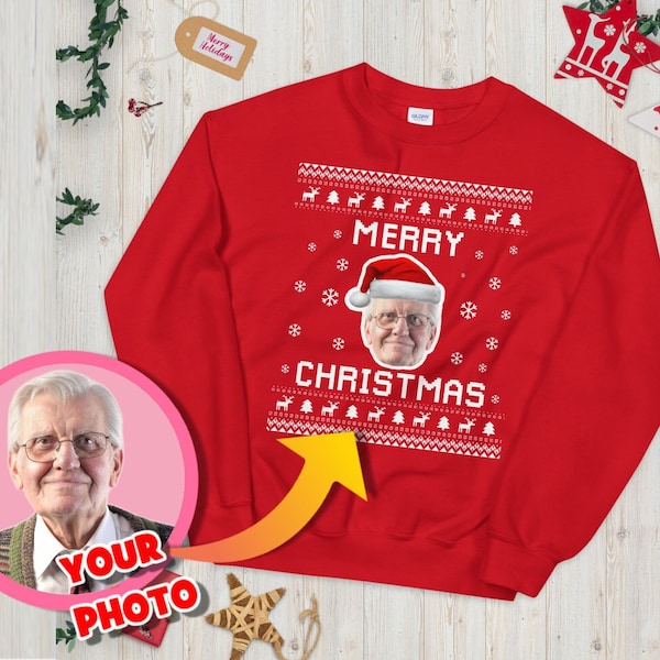 Personalized Christmas Sweater Grandpa - Etsy