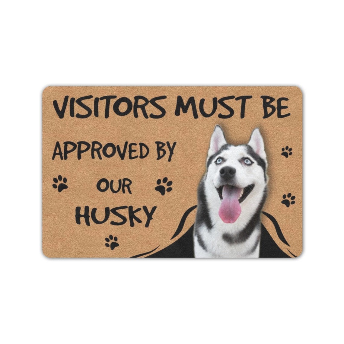 Personalized Siberian Husky Doormat Custom Husky Owner - Etsy