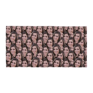 Custom Face Beach Towel, Personalized Photo Beach Towel, Funny Gift for ...