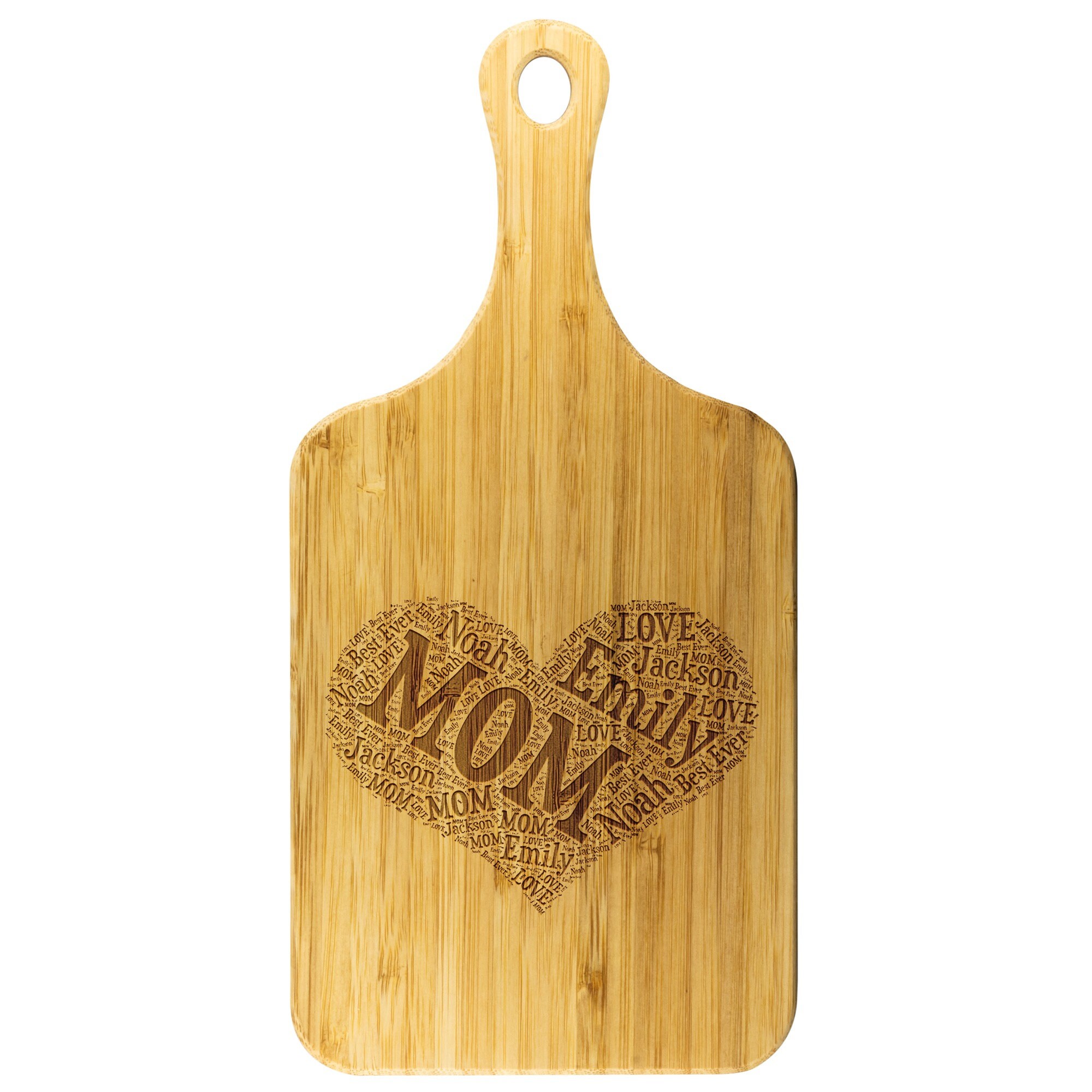 Custom Engraved Mom Wort Art Cutting Board Personalized - Etsy