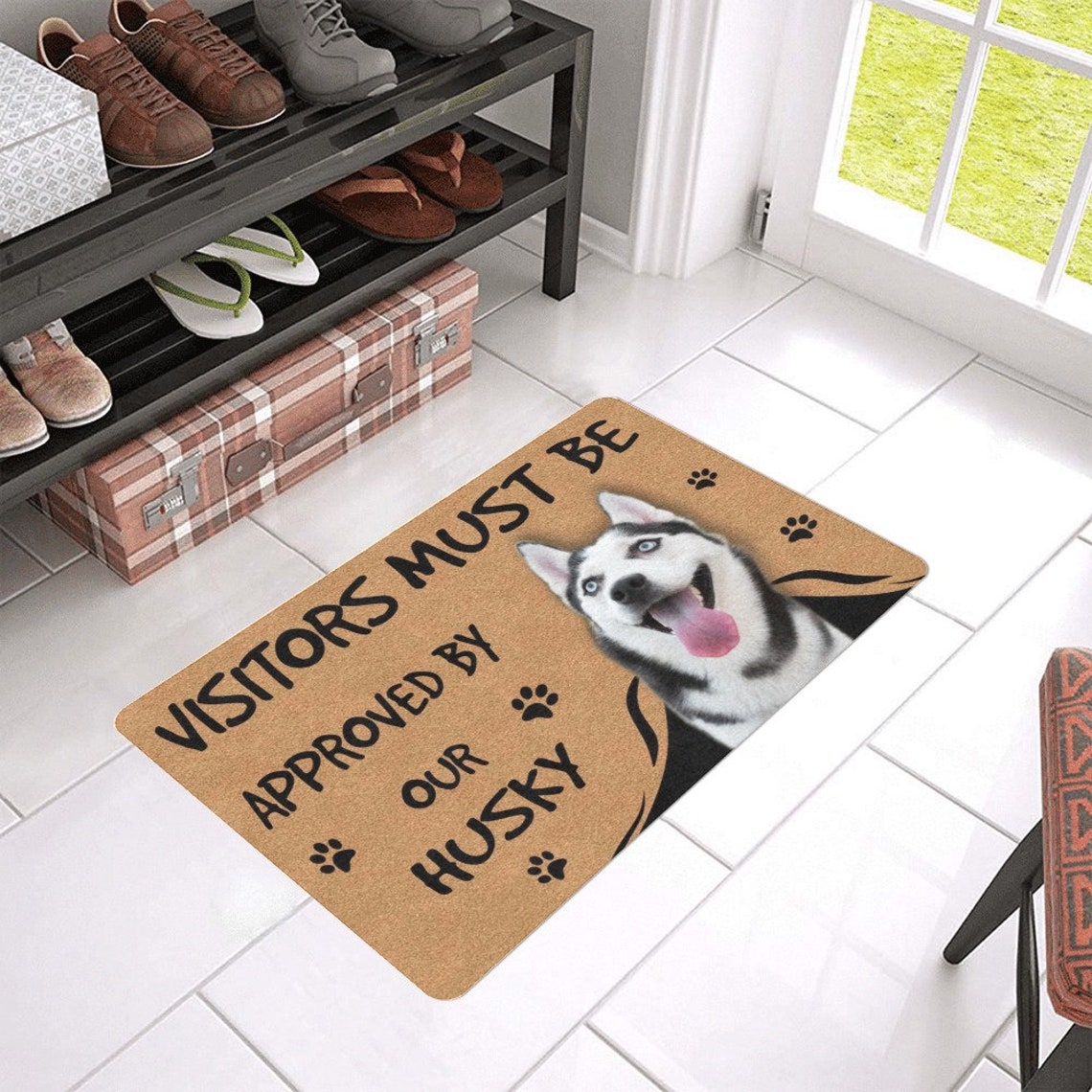 Personalized Siberian Husky Doormat Custom Husky Owner - Etsy
