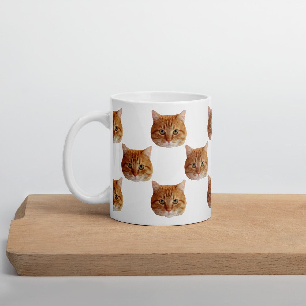 Custom Cat Picture Coffee Mug Cat Photo Mug Cat Lady Gift - Etsy