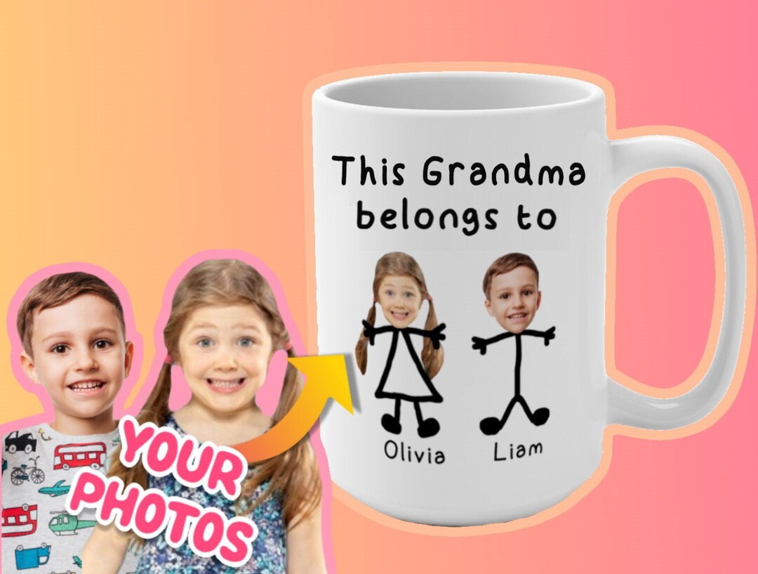 Custom Nanna Mug for Grandmother's Birthday Gift From Grandkids ...