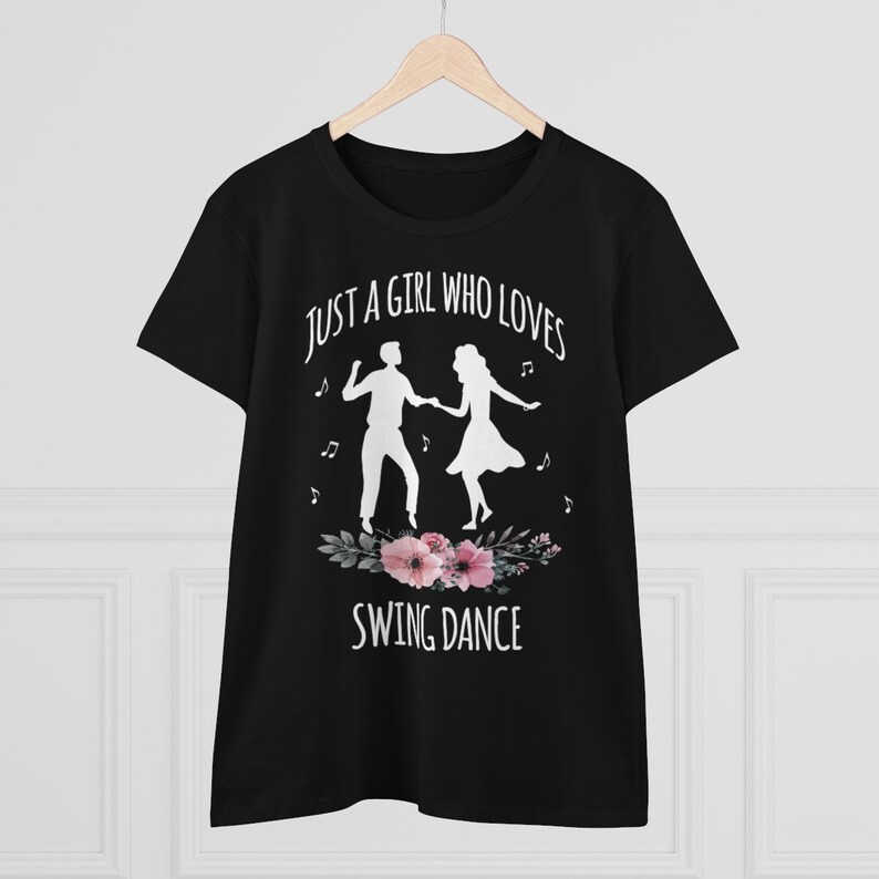 Just a Girl Who Loves Swing Dance T-shirt Swing Dancing - Etsy