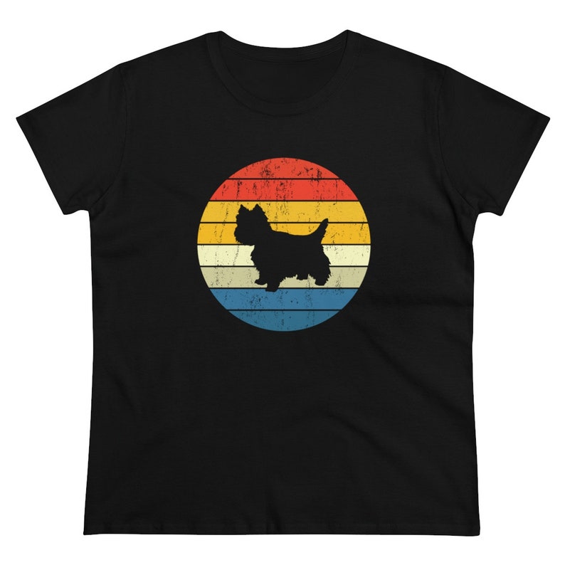 Retro White Westie Sunset T-shirt Vintage Westie Shirt - Etsy