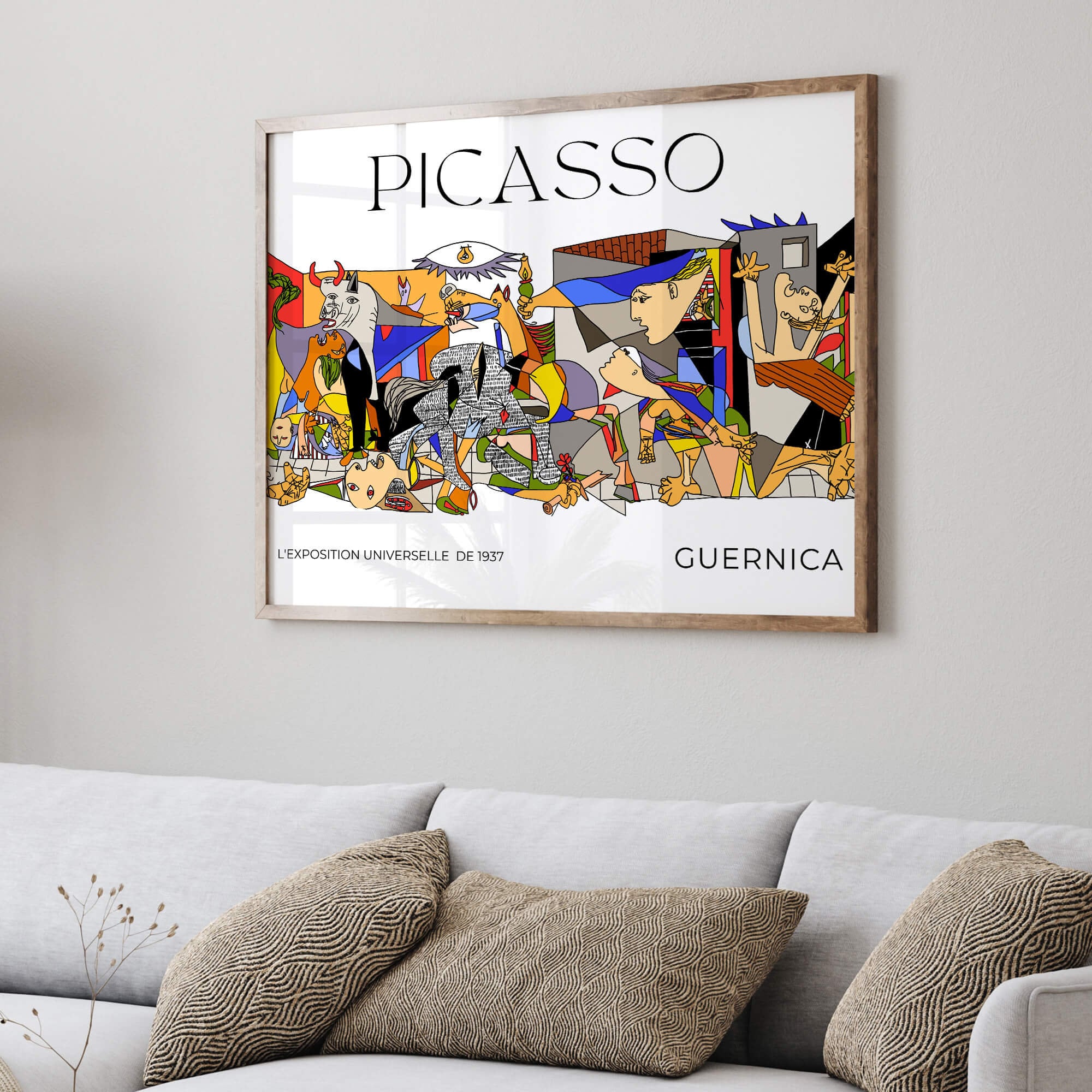 Pablo Picasso Guernica Color