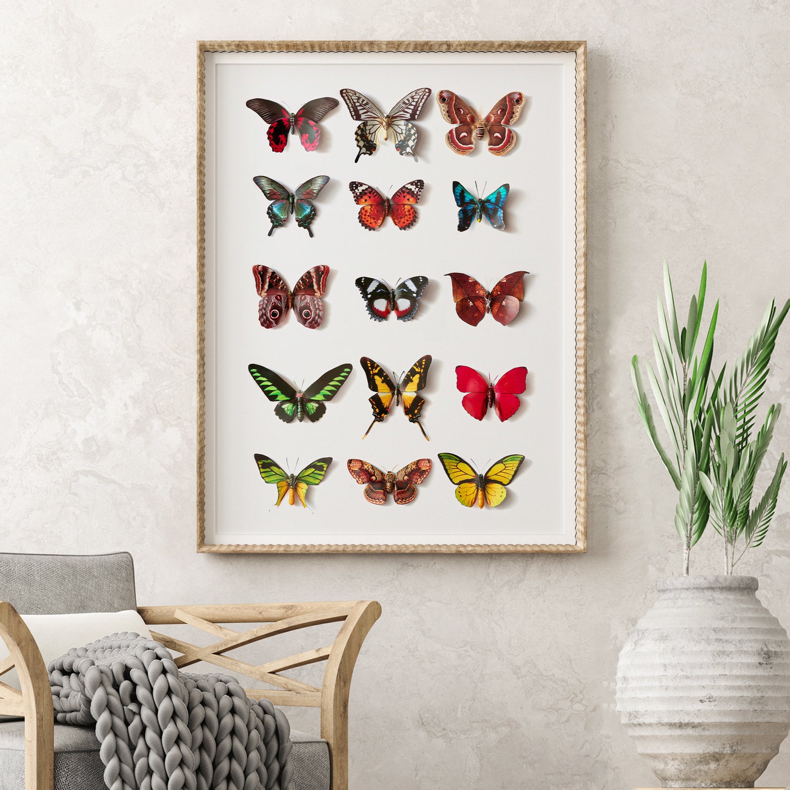 Colorful Butterfly Print Wall Art Butterfly Poster Download - Etsy