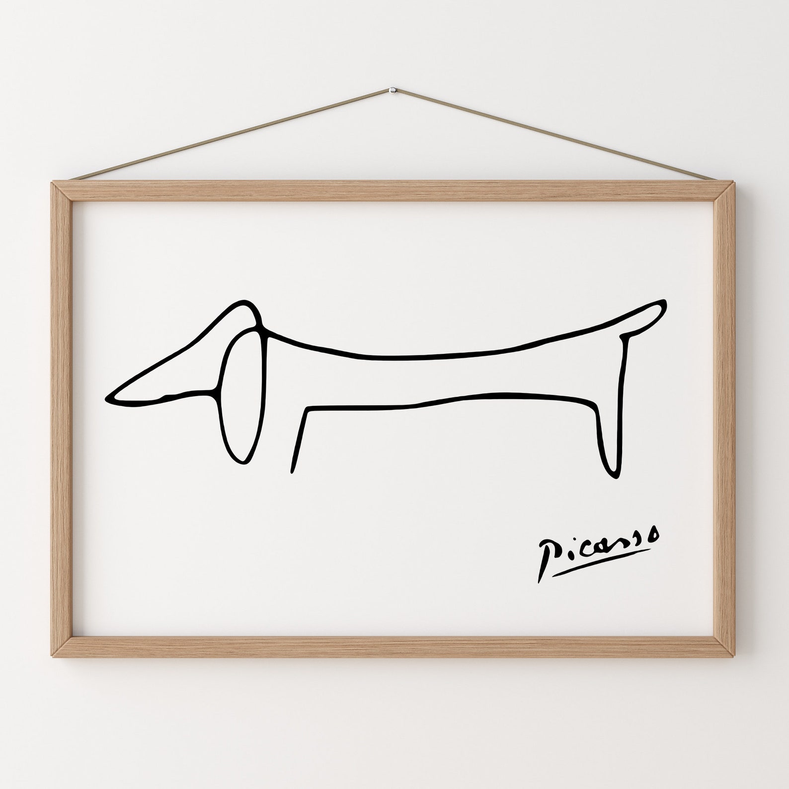 Picasso Dog Print Picasso Animal Art Picasso Line Drawing - Etsy Australia