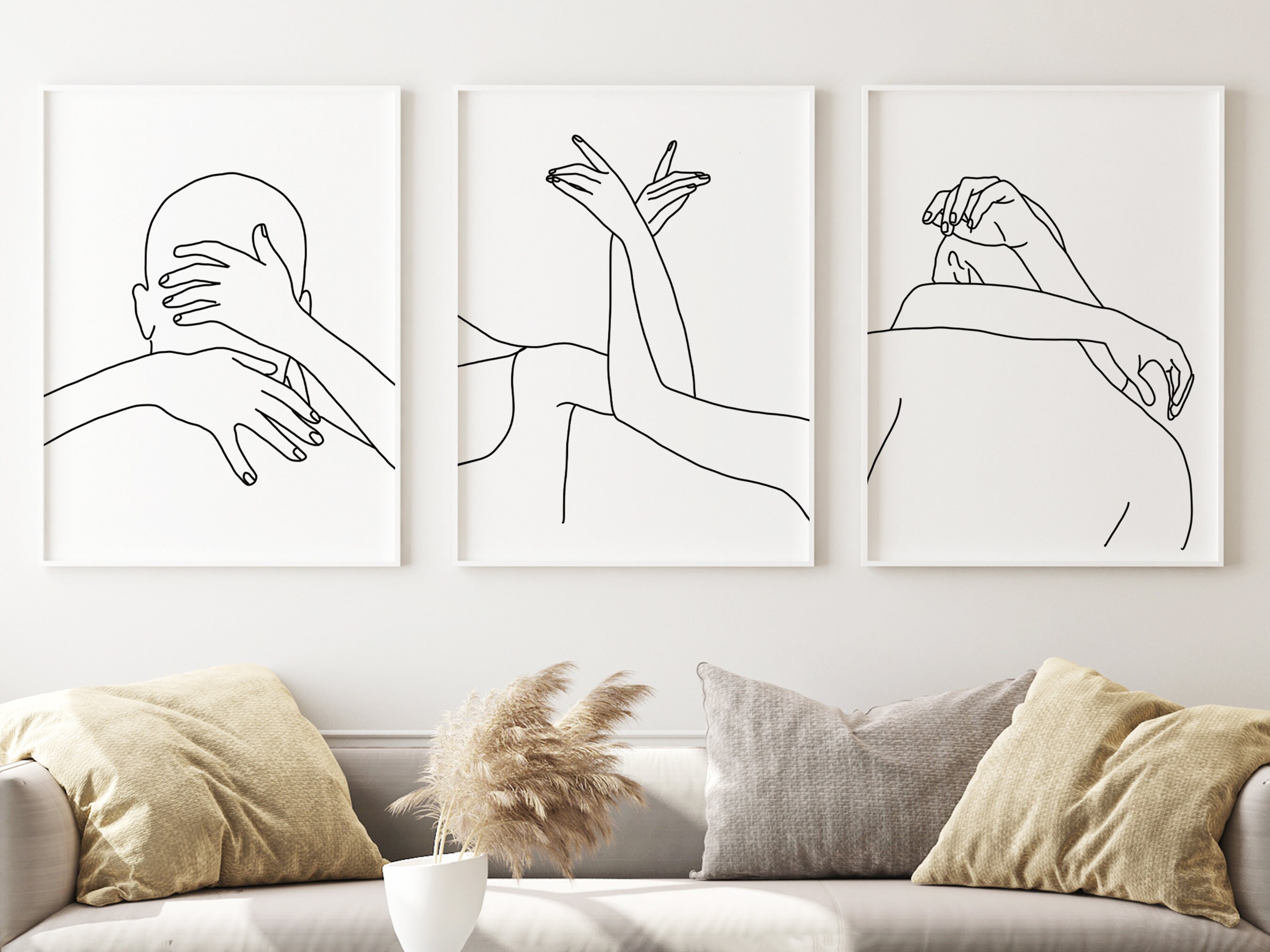 Romantic Couple Line Art Set Couple Love Art Print Hugging - Etsy Denmark