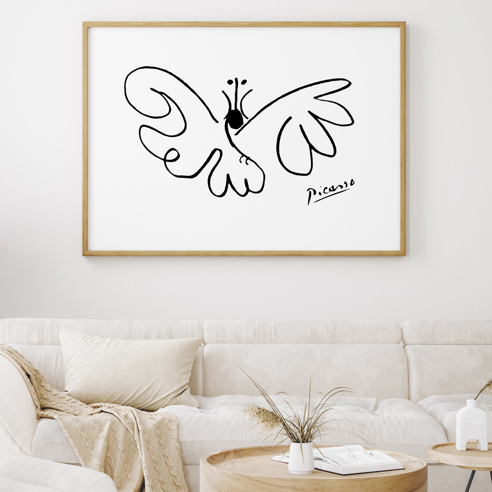 Pablo Picasso Butterfly Wall Art Picasso Butterfly Print - Etsy