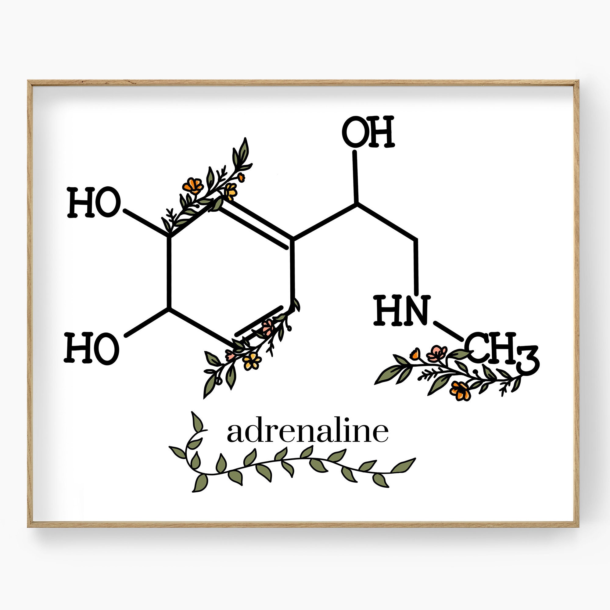 Adrenaline Chemical Structure
