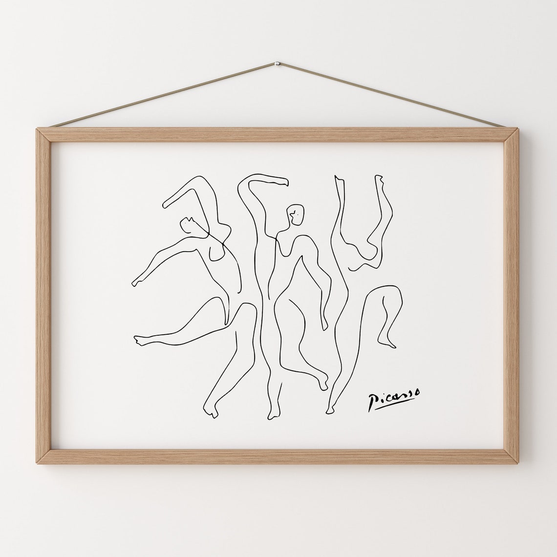 Picasso Line Drawing Print Picasso Print Line Art Picasso | Etsy