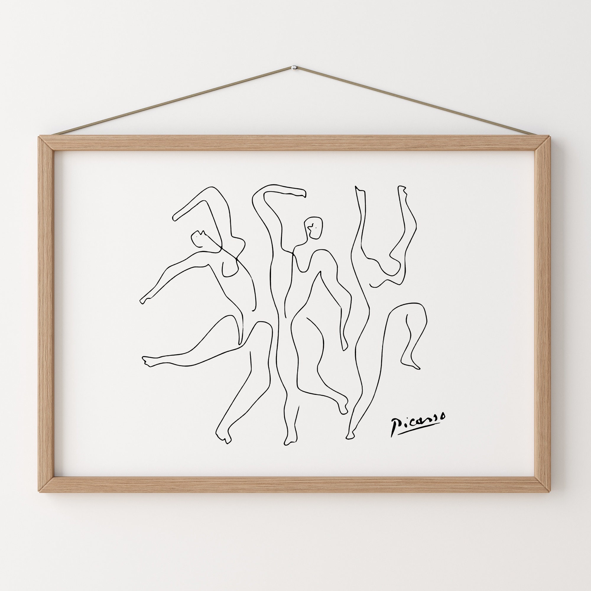 Picasso Line Drawing Print Picasso Print Line Art Picasso | Etsy