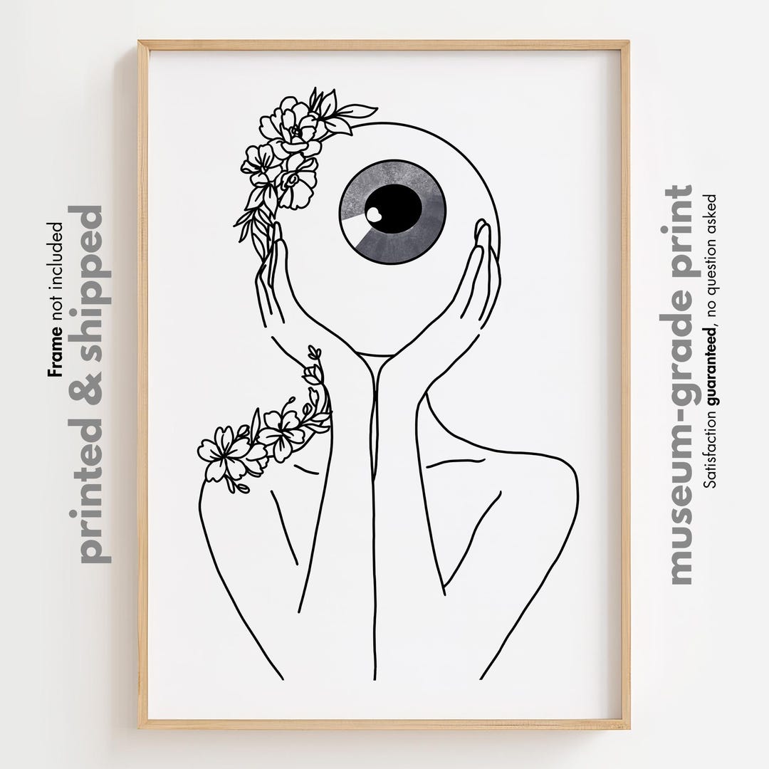 Floral Eye Chart Art: Optometrist Office Decor - Etsy