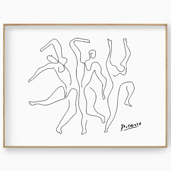 Picasso Line Drawing - Etsy