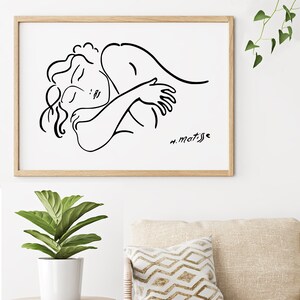 Matisse Woman Wall Art Abstract Matisse Woman Poster Woman - Etsy