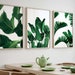 Monstera Leaves Print Set Tropical Leaves Wall Art Tropical - Etsy