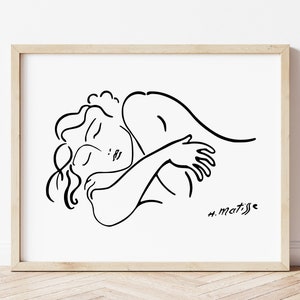 Matisse Woman Wall Art Abstract Matisse Woman Poster Woman - Etsy
