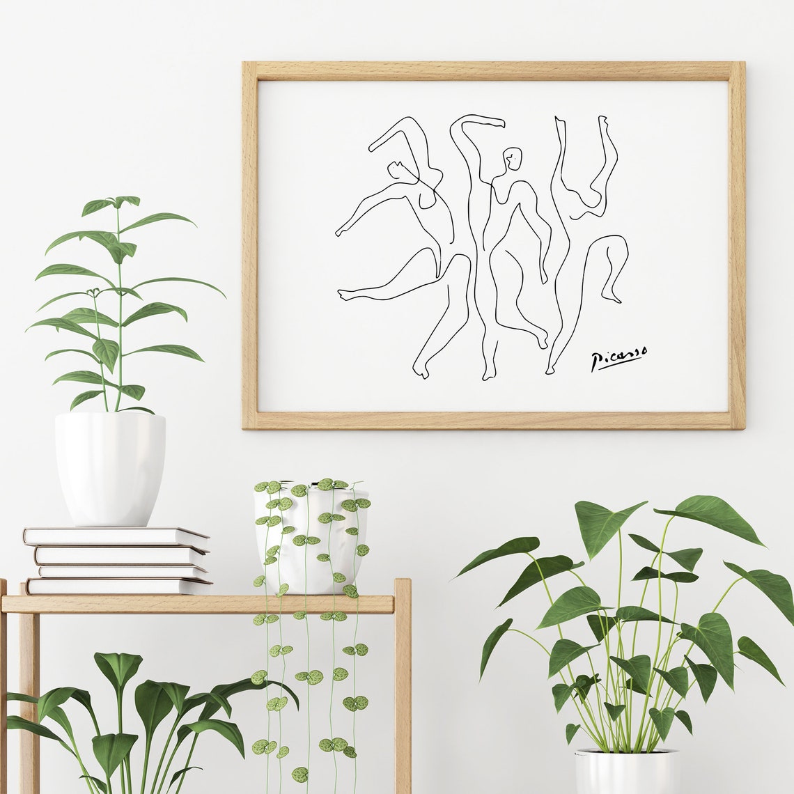 Picasso Line Drawing Print Picasso Print Line Art Picasso | Etsy