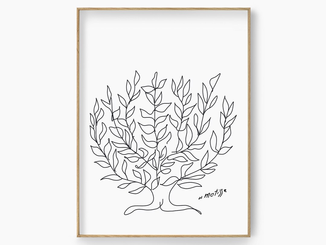 Matisse Tree Print, Matisse Tree Poster, Matisse Tree Wall Art, Matisse ...