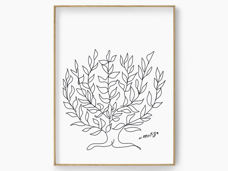 Matisse Tree Print Matisse Tree Poster Matisse Tree Wall - Etsy