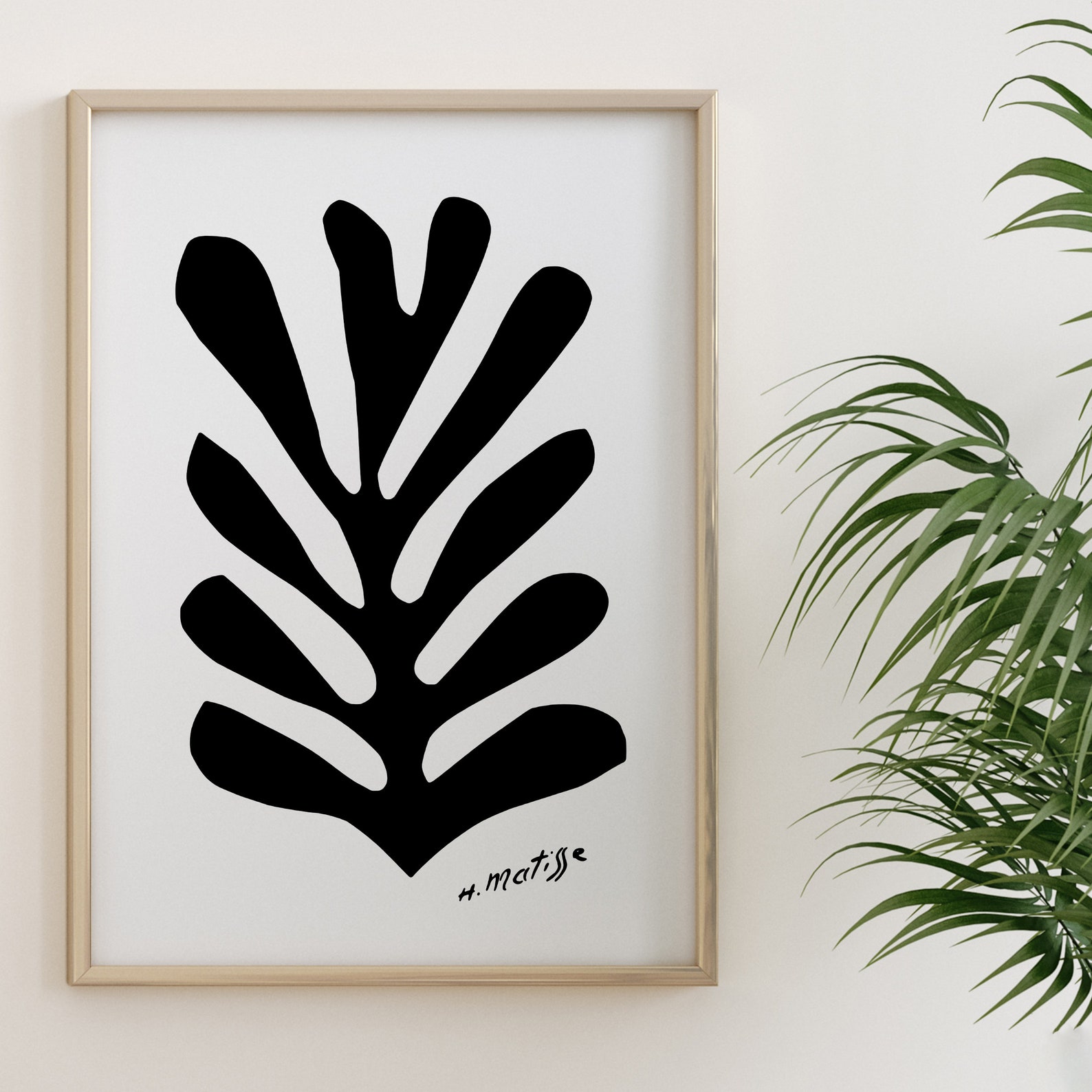 Matisse Leaf Wall Art Matisse Leaf Print Matisse Leaf Poster - Etsy