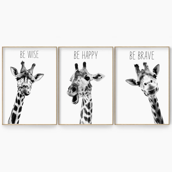Giraffe Poster - Etsy