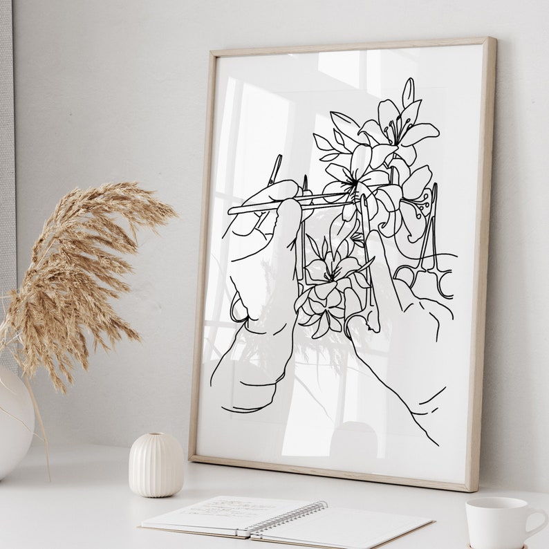 Flowery Surgeon Artwork Surgical Wall Decor Get Well Poster - Etsy