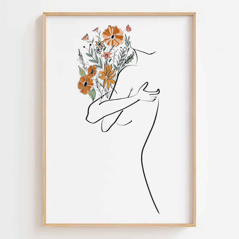 Abstract Female Figure - Etsy