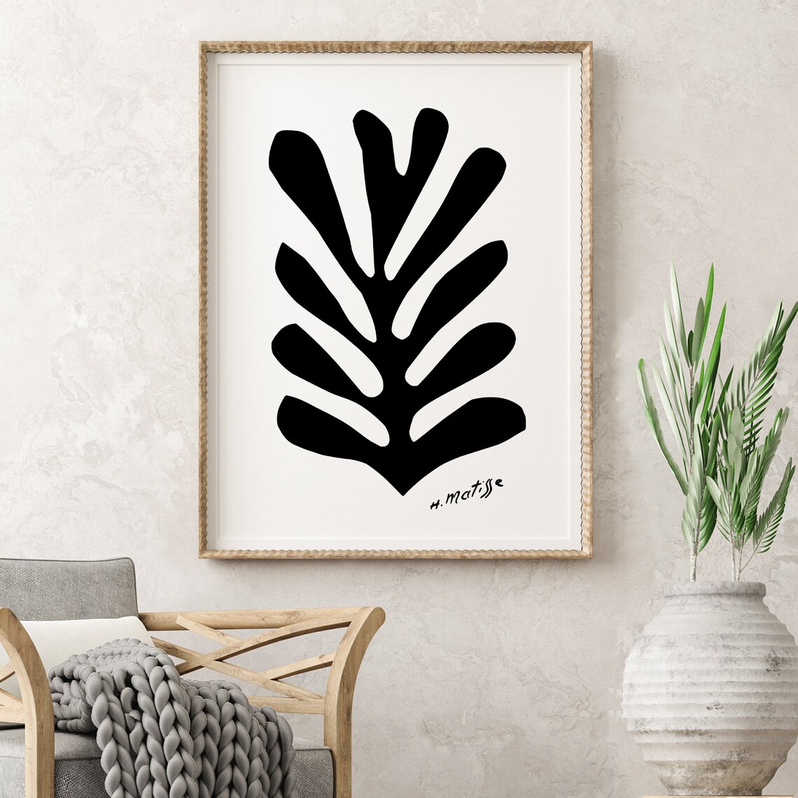 Matisse Leaf Wall Art Matisse Leaf Print Matisse Leaf Poster - Etsy