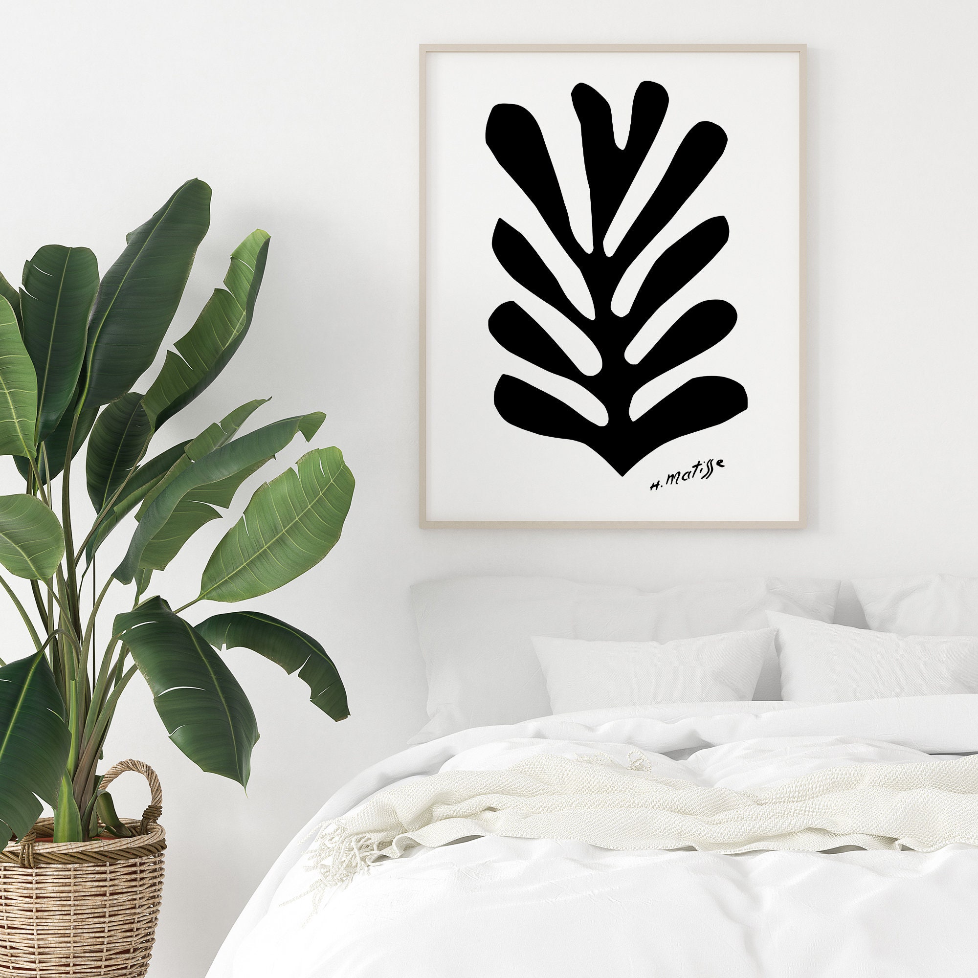 Matisse Leaf Wall Art Matisse Leaf Print Matisse Leaf Poster | Etsy